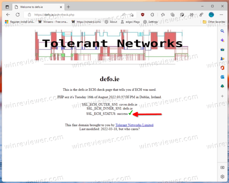 Как включить Encrypted Client Hello в Edge для защиты соединений